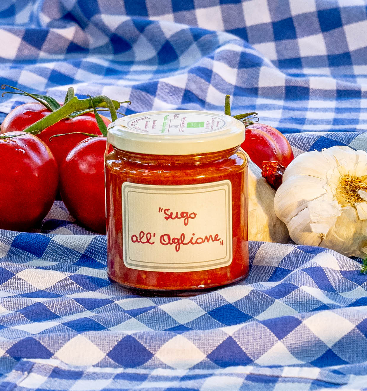 Tuscan tomato and garlic sauce Sugo all'Aglione (Box with 4 jars of 280 ...