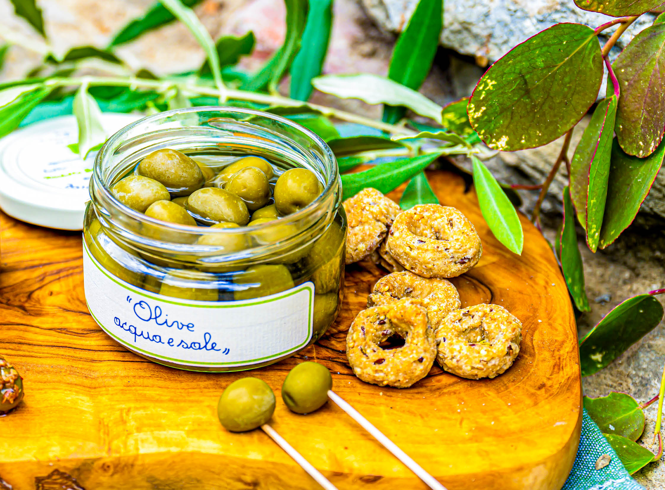 Groene olijven naturel ingelegd (Doos met 2 potjes van 180 g) | La Vialla