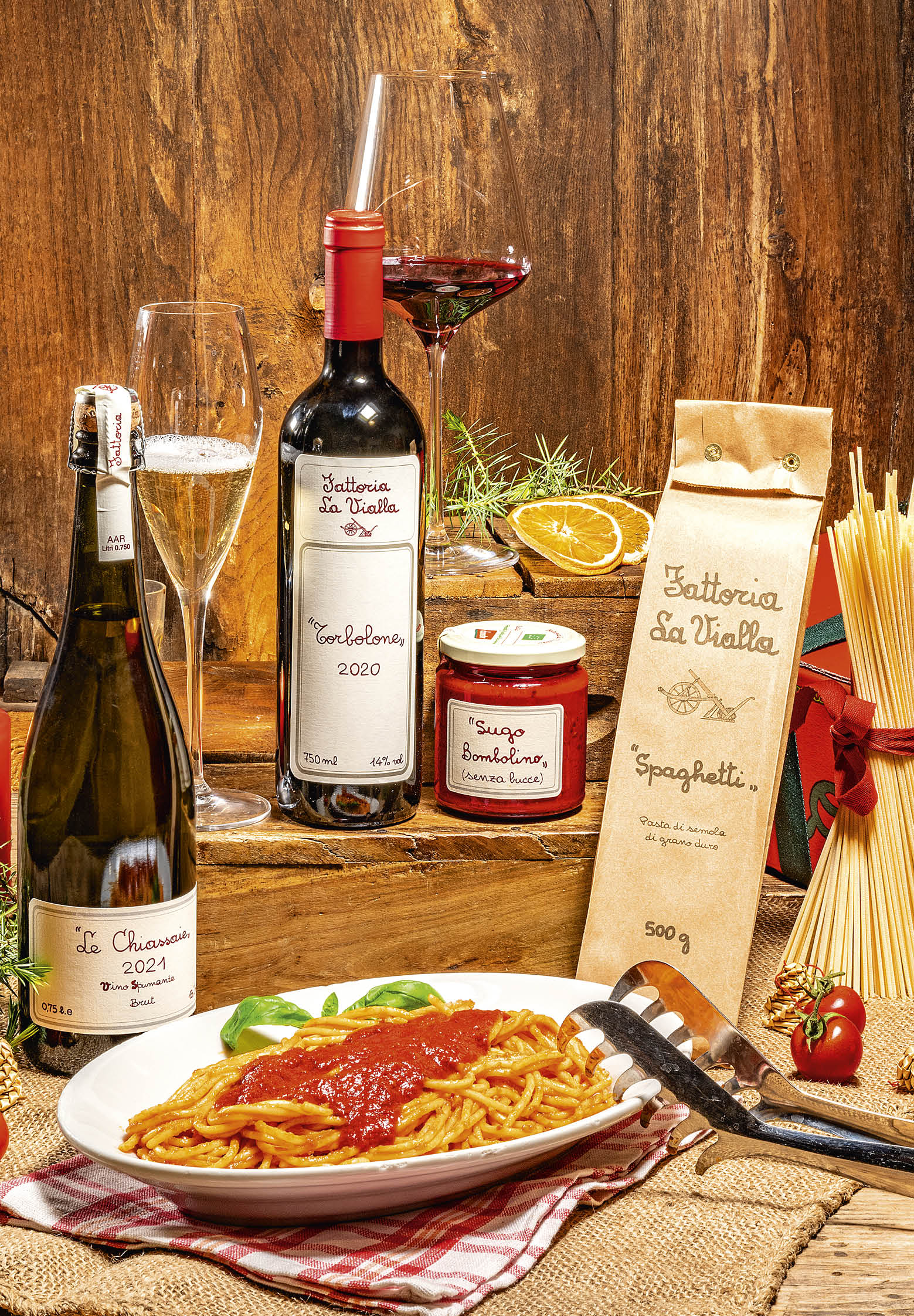 Spaghetti und 'Perlen' | Fattoria La Vialla